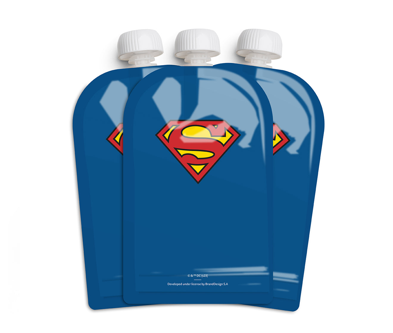 Food Pouch, Superman, 180 ml / 6 floz, 3-pack – Herobility